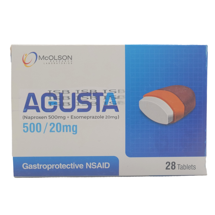 Agusta 500 20mg Tablets 28s