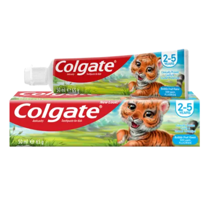 Buy Colgate China Tooth Paste 50ml Kids Bubble Fruit 2 5 Years Online ...