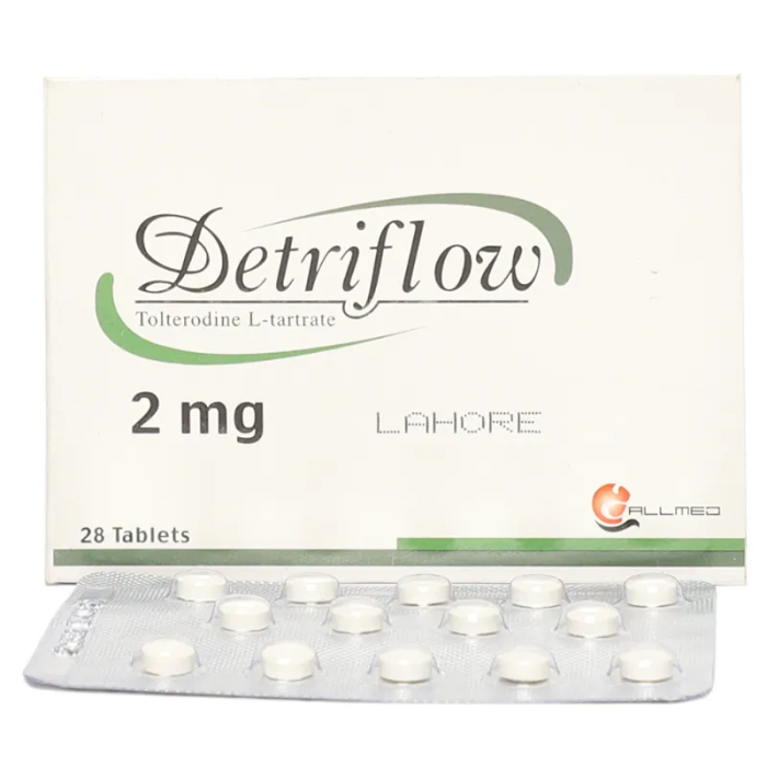 Detriflow 2mg Tablets - Buy Online at Best Price in Pakistan | DWatson ...
