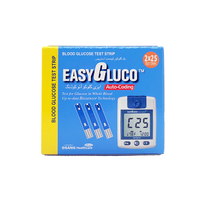 Easy Gluco Glucose Monitoring Strips 25s