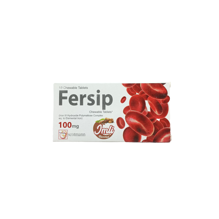 Fersip 100mg Chewable Tablets