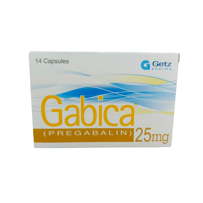 Gabica 25mg Capsules
