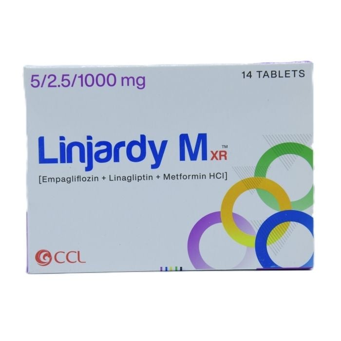 Buy Linjardy M Xr 5 2.5 1000mg Tablets 14s Online at Best Price in ...