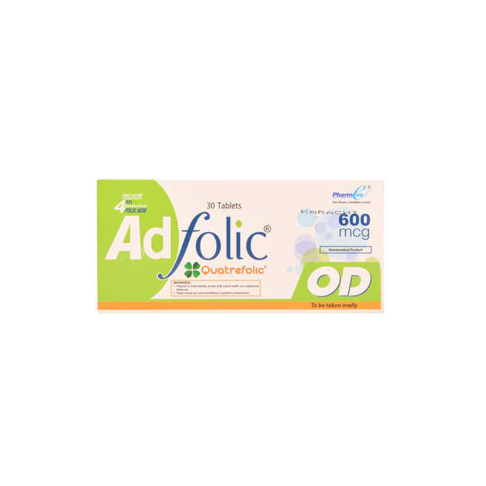 Ad Folic 600Mcg Od Tab