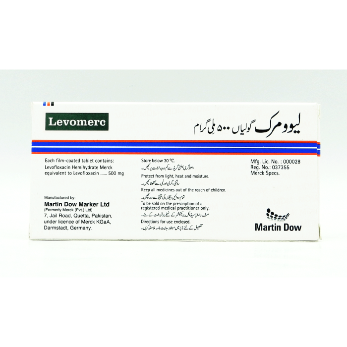 Levomerc 500mg Tab 10S
